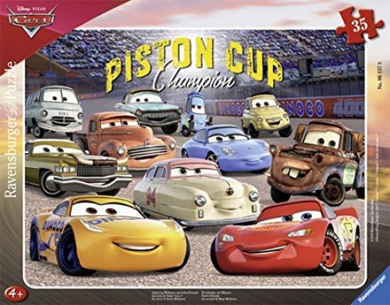 Buy Ravensburger - Cars 3 Frame Puzzle Friends from Flash Cars3 35 ...
