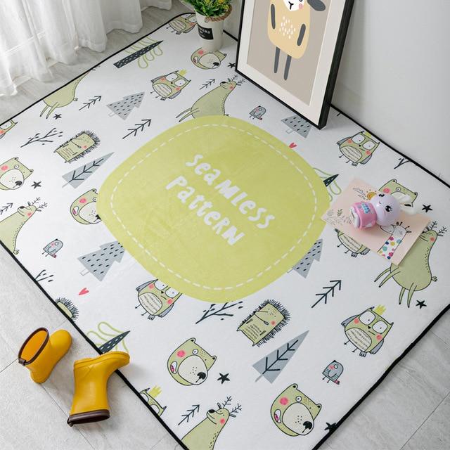 Buy Cute Cartoon Animals Carpet Kids Room Play Tent Area Rugs Children ...