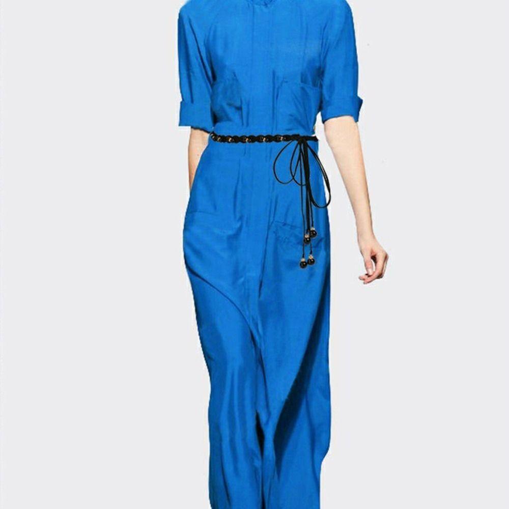 Satın alın Pearl Chinese Style Woven Rope Hollow Flower Braided Belt ...