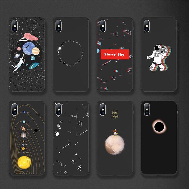 Buy Moon Spaceman Pattern Soft TPU Rubber Phone Case Cover For iPhone 5 ...