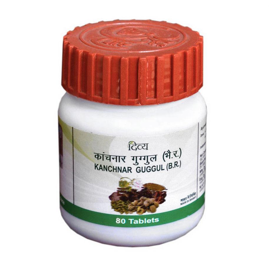 Канчнар Гуггул 80 таб Kanchnar Guggul Patanjali купить недорого