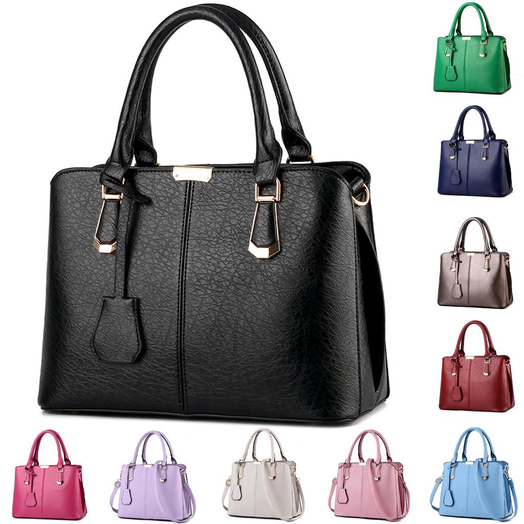 Buy Women Large Capacity Simple Fashion Top Handle Satchel Tote Purse ...