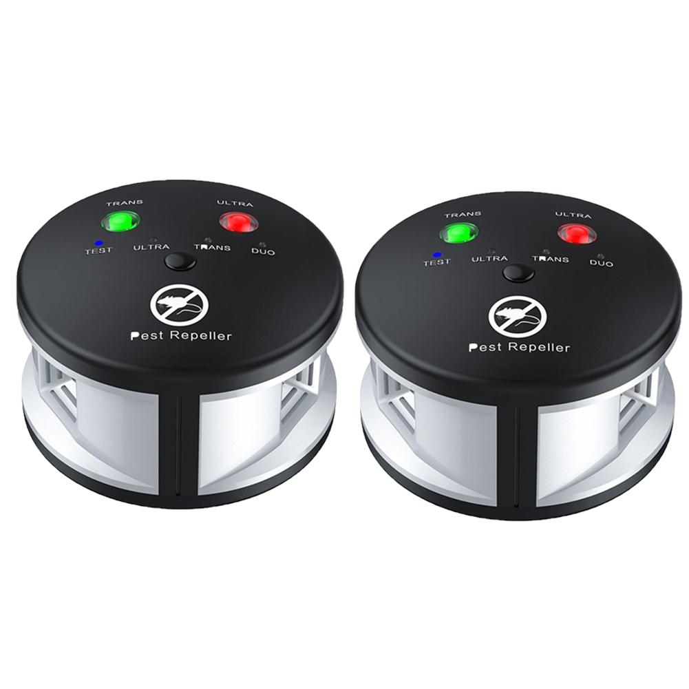 Ultrasonic Mouse Repeller 360 Degree Indoor Rodents Rats Mice Deterrent ...