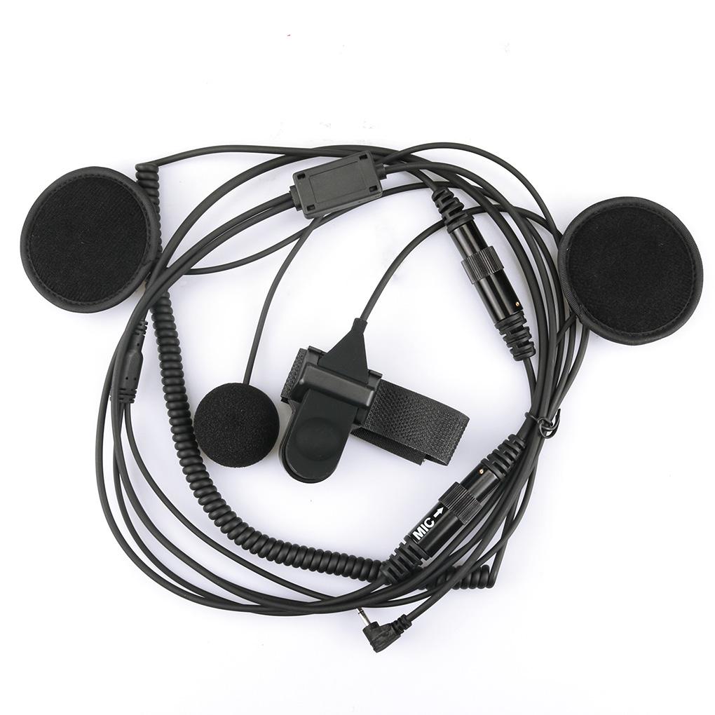 Buy Full Face Close Motorcycle Helmet Headset Ptt For Motorola Portable ...