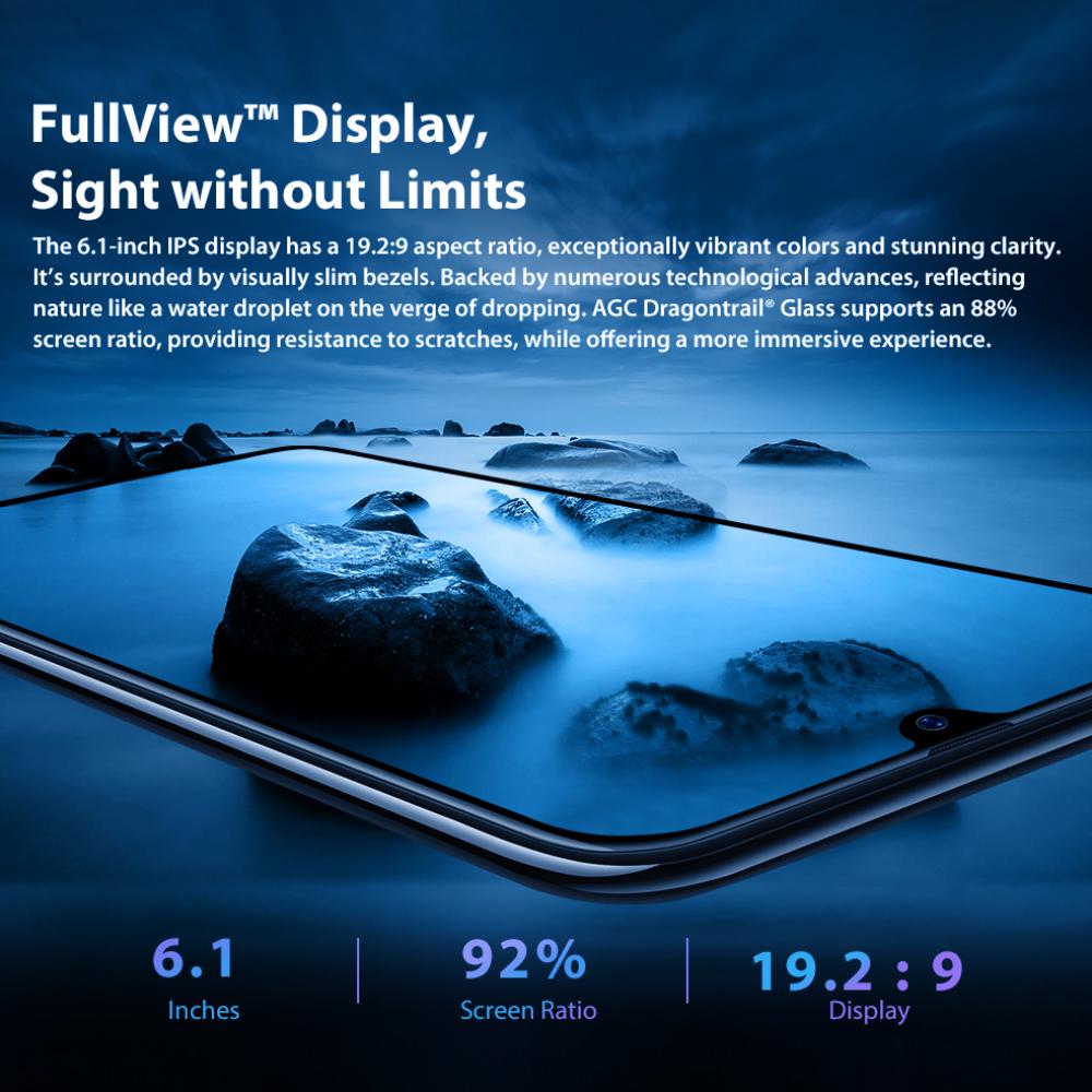 Buy A60 1Gb Ram 16Gb Rom 19: 9 6.1 Inch Mobile Phone 4080Mah Battery ...