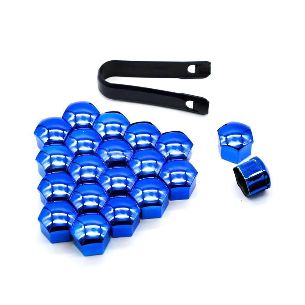 Kaufe 19mm/21mm Auto Reifen Radnabe Abdeckungen Schutz Kappen Felge ...