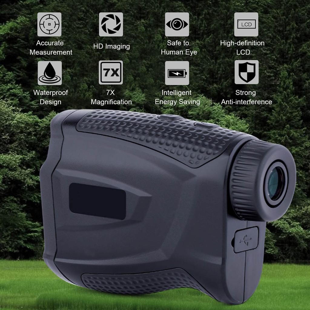 💰Comprar 600m Telémetro Láser Golf Telémetro Telescopio Óptico Ángulo ...