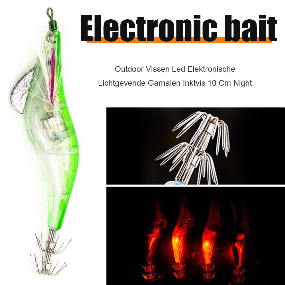 Cheap Fishing Lure LED Light Electronic Shrimp Squid Jig Hook Bait ...