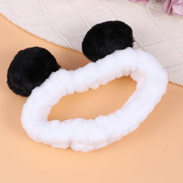 Buy Women Hairband Panda Ear Soft Headbands Elastic Head Wrap Hair ...