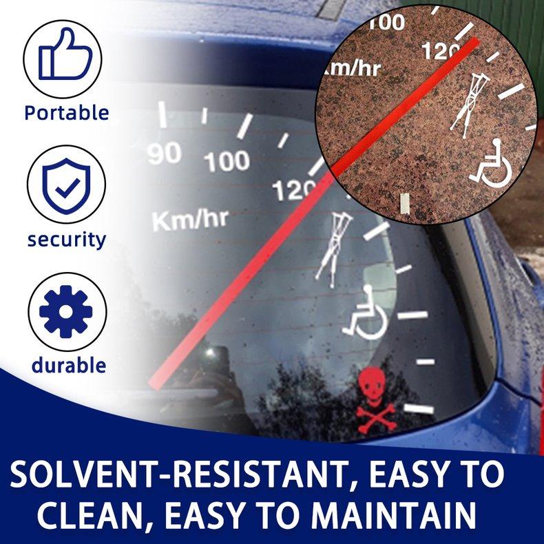 Beauty Image Speeding Safe Warning Funny Speedometer Car fashion Decal ...