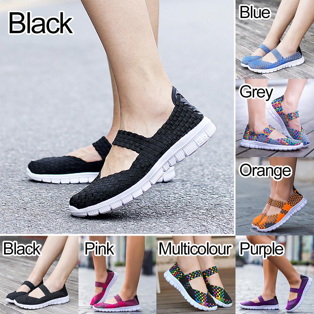 Women Casual Breathable Running Sneaker Mesh Fabric Shoes-buy at a low ...