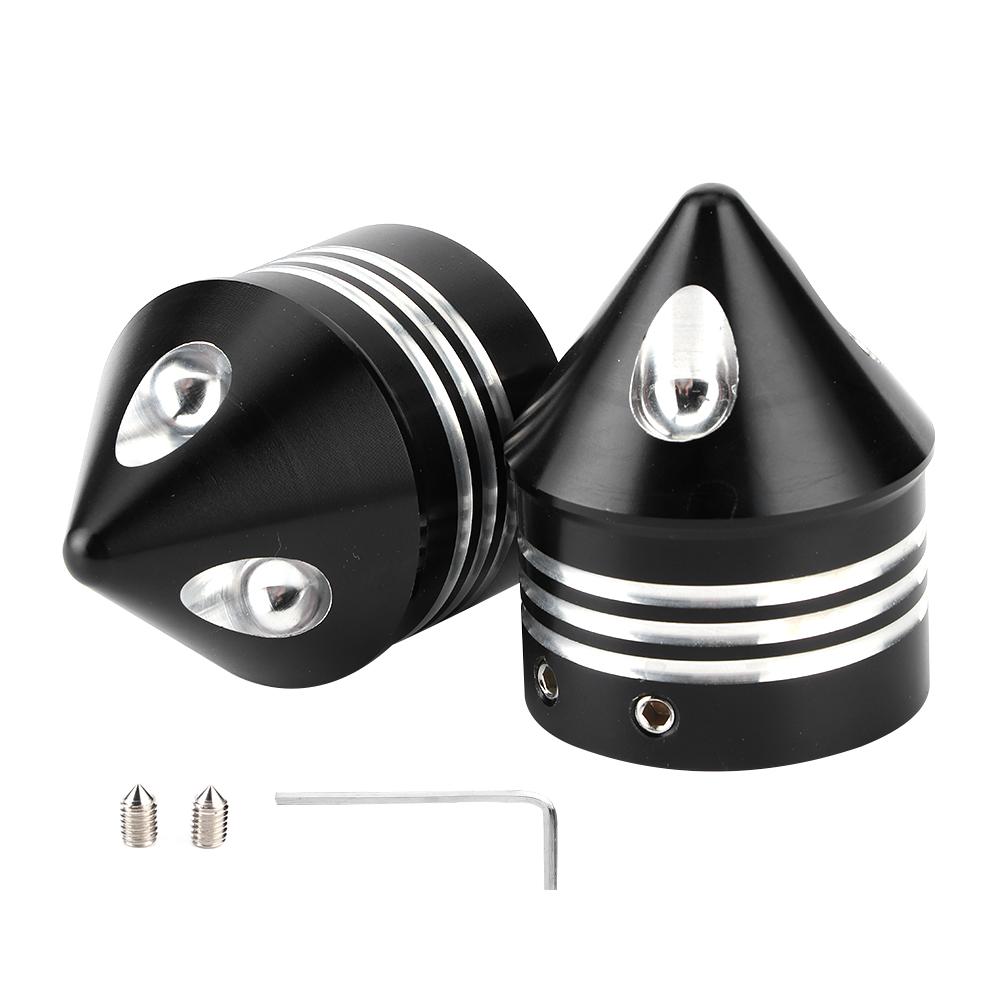 Buy 2pcs 29mm/1.2in Front Axle Nut Cover Cap Mount Motorcycle Accessory ...