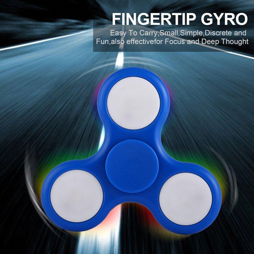 Buy Your Time Zones Flashing LED Fidget Spinner Tri-Spinner Hand ...