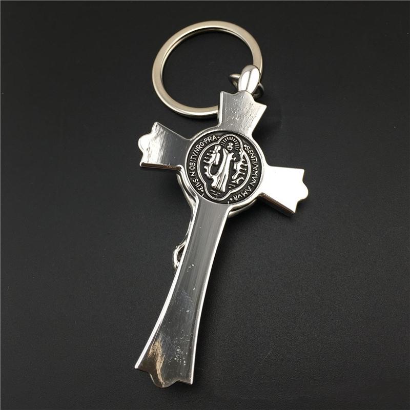Cheap Personality Mini Christianity Cross Keychains Car Bag Buckle Key ...