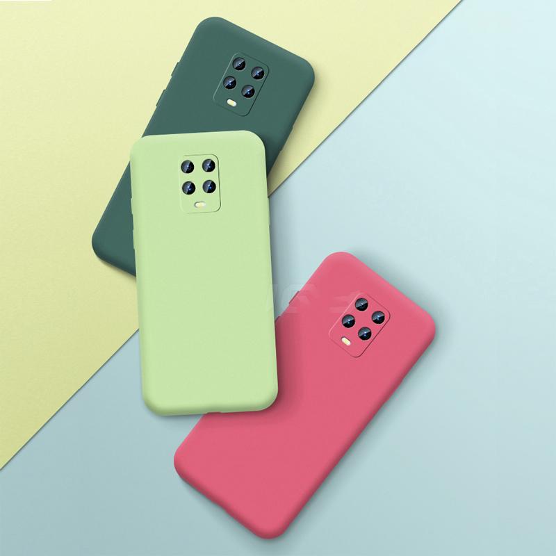 Buy Liquid silicone cover for Xiaomi 10 Redmi K20 K30 Note 9s 9 Pro ...