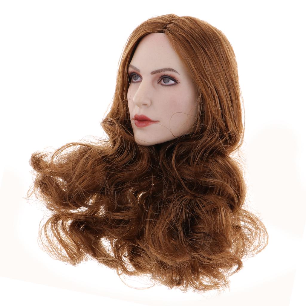 Buy 1/6 Scale Female Head Sculpt Model for 12'' Phicen Action Figure ...