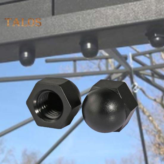 TS 70Pcs M3-M10 Cap Nuts Insulating Anti-corrosion Nylon Bolt Nut ...