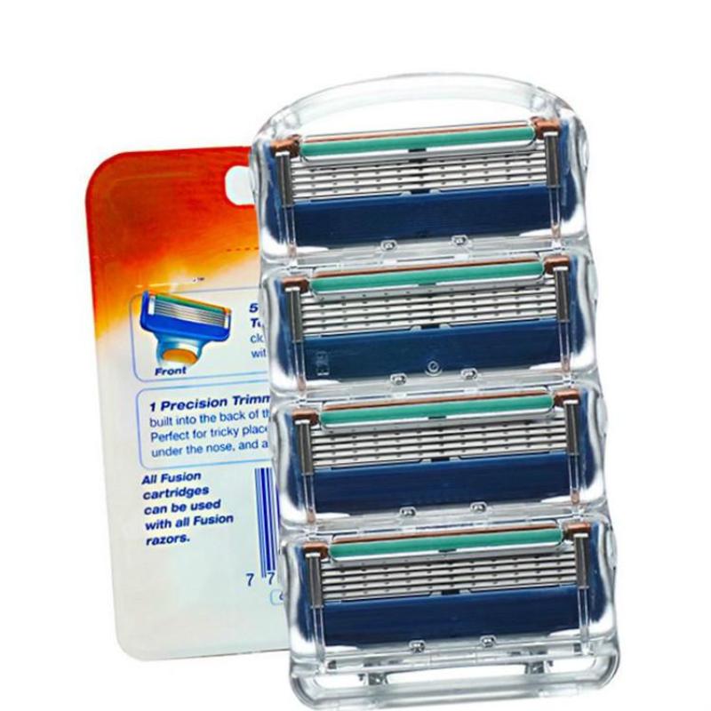 Buy 4 Pcs New Shaver Razor Blade Head For Men Brand Manual Safety ...