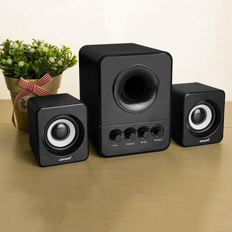 Buy Cynosure D-203 Portable 3W Computer Subwoofer Combination Speakers ...