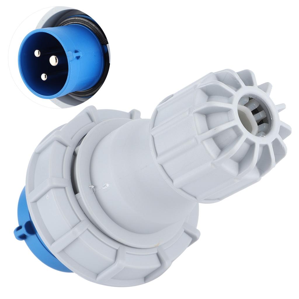 Buy Power Plug 3 Pin 220‑250V Waterpoof Marine Boat Grounding Shore ...