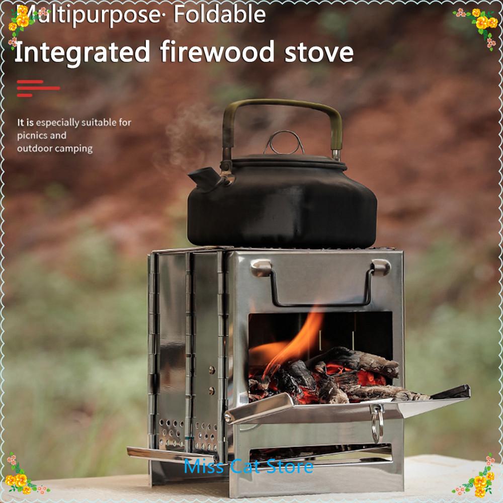 Comprar Mini estufa de leña al aire libre Camping portátil Picnic ...