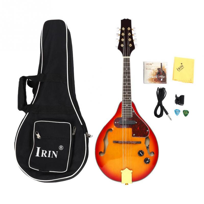 Buy 8 String Mandolin Musical Instrument Sunburst A Style Acoustic ...