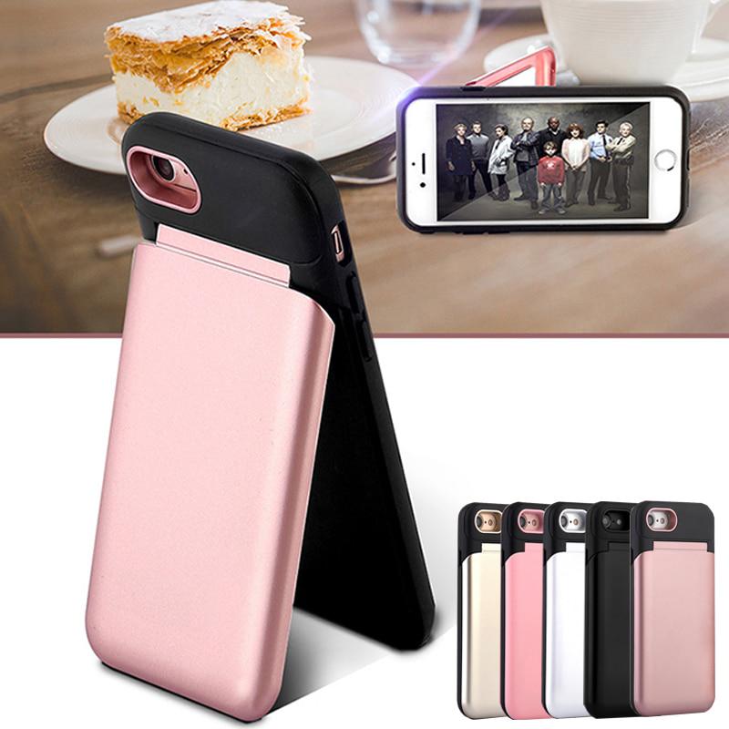 Buy Mirror Flip Phone Case For Iphone X 8 7 6 6s Plus Multifunction ...