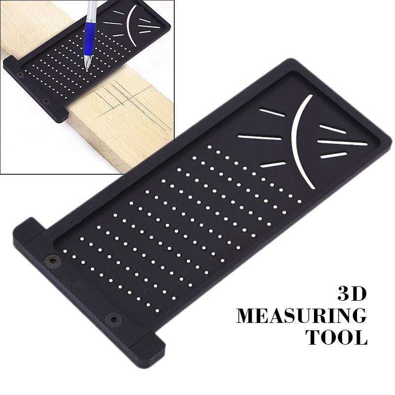 Xtian 3D Measuring Tool W/ Gauge Ruler Square Mitre Angle Size Measure ...
