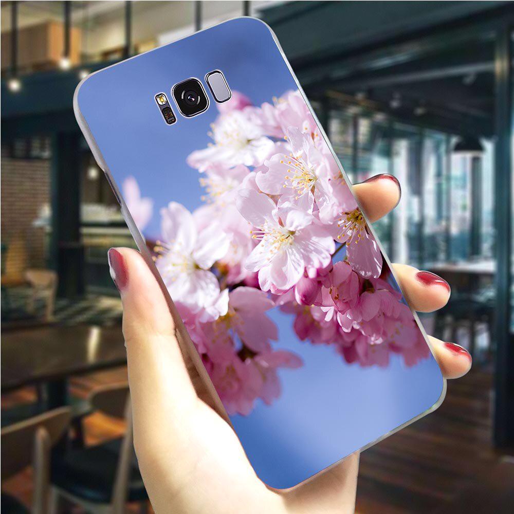 Flower Plum Phone Cover for Samsung A8 2018 Case A3 A5 A6 A7 A9 A10 A20 ...