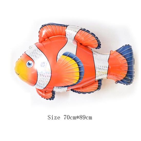Fish Foil Balloons Inflatable Toys Sea World Party Balloon Birthday ...