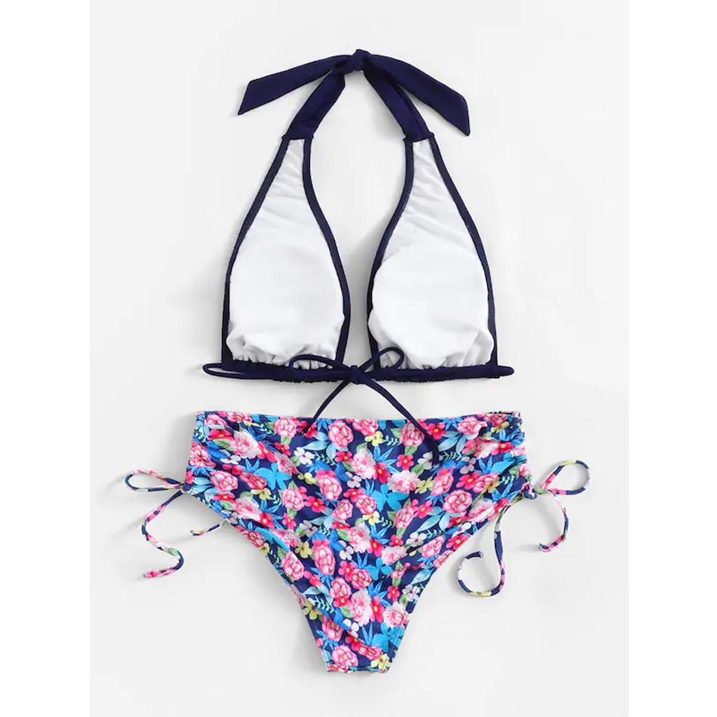 Buy [AIM] Women Beach Print Bikini Swimsuit Bathing Suit Beach Swimwear ...