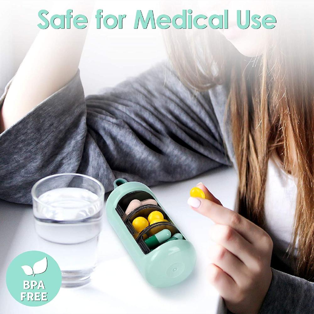 Small and Lovely Pill Case Pocket Pill Organizer Mini Pill Box for ...