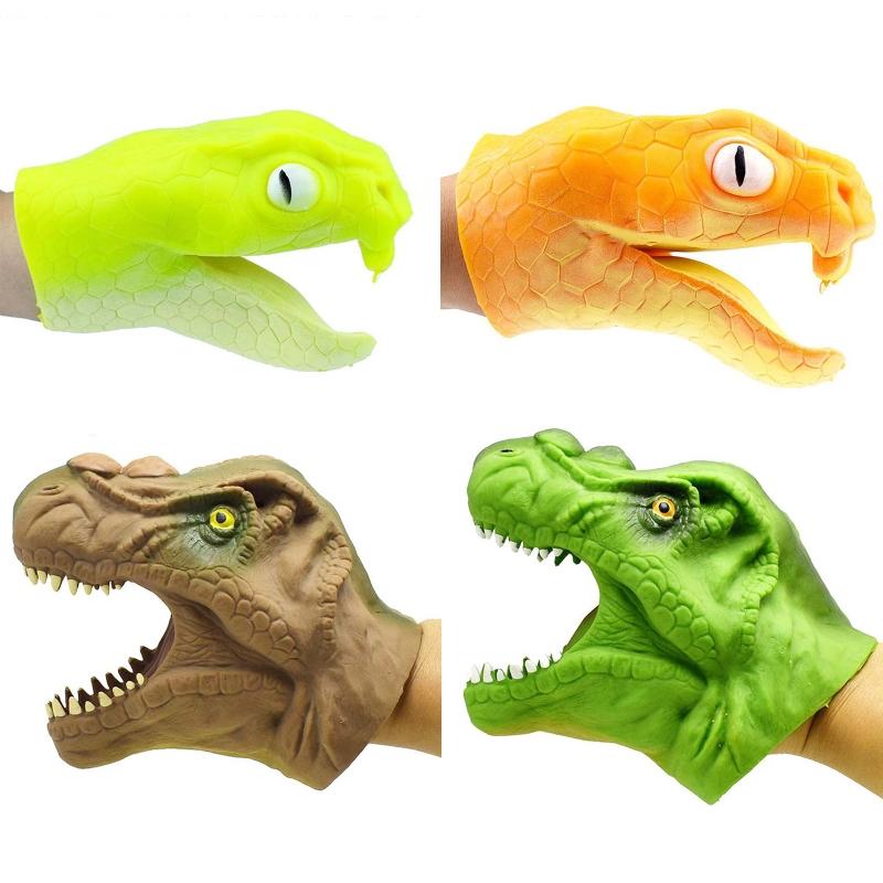 Buy Viper Tyrannosaurus Dinosaur Animal Hand Puppet Interactive ...