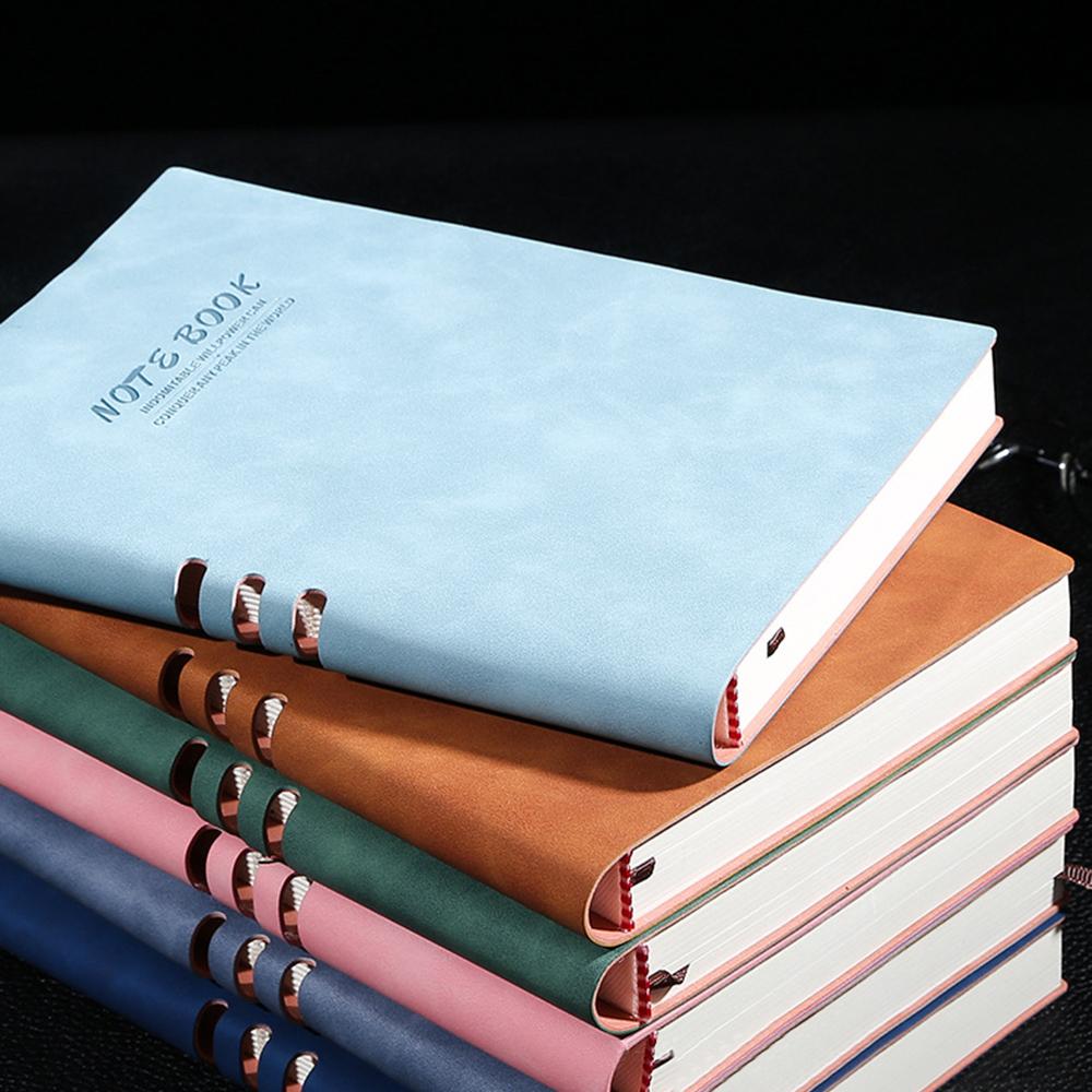 Cheap A5 Notebook Ultra-Thick Notepad Business Soft Leather Work ...