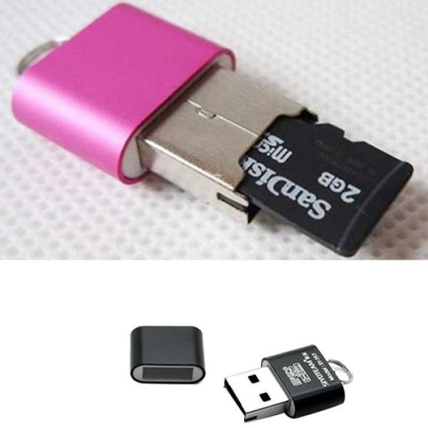 Portable Mini USB 2.0 Micro SD TF T-Flash Memory Card Reader Adapter ...