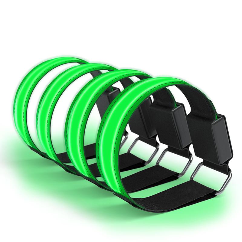 Buy Maijiabao LED Reflective Flashing Arm Band Strap Safety Belt Night ...