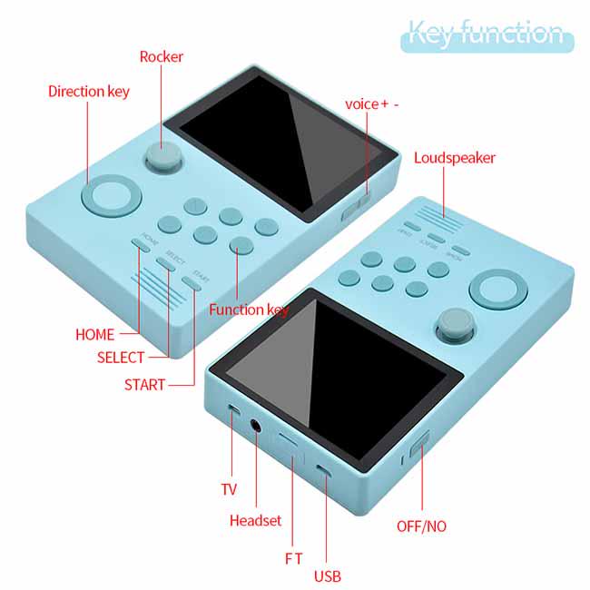 Pandora's Box Handheld Game Console IPS Screen Built-in 3000+games 30 ...