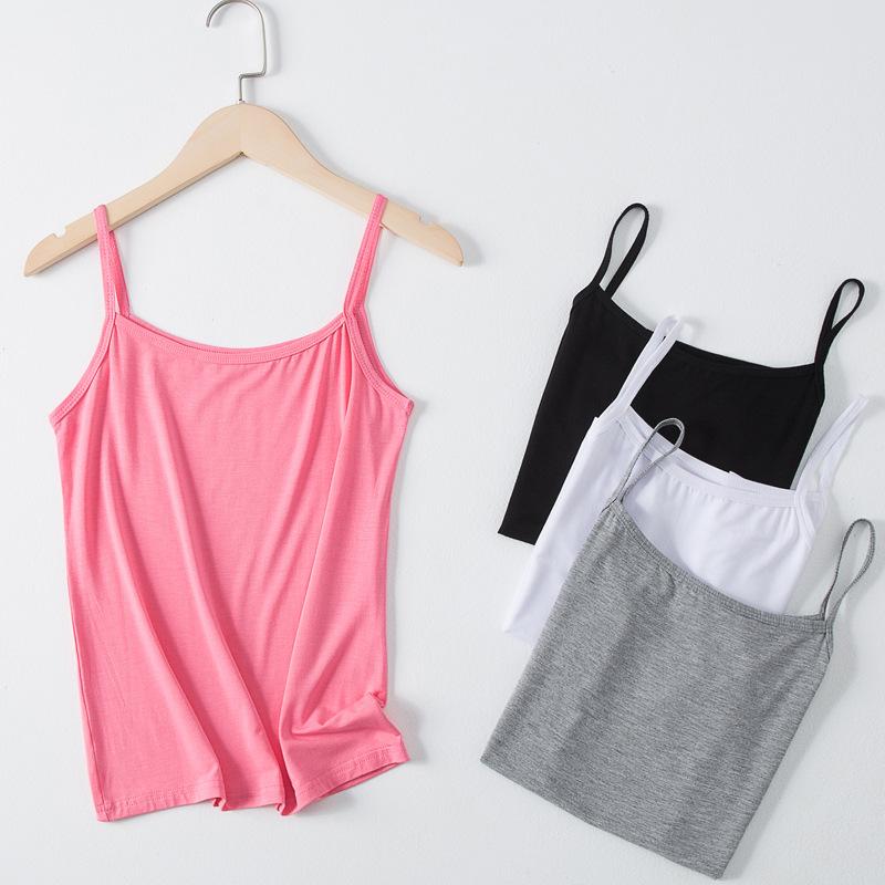 Buy Women's Modal Camisole Small Tank Top Thin Section Inside Can Be ...