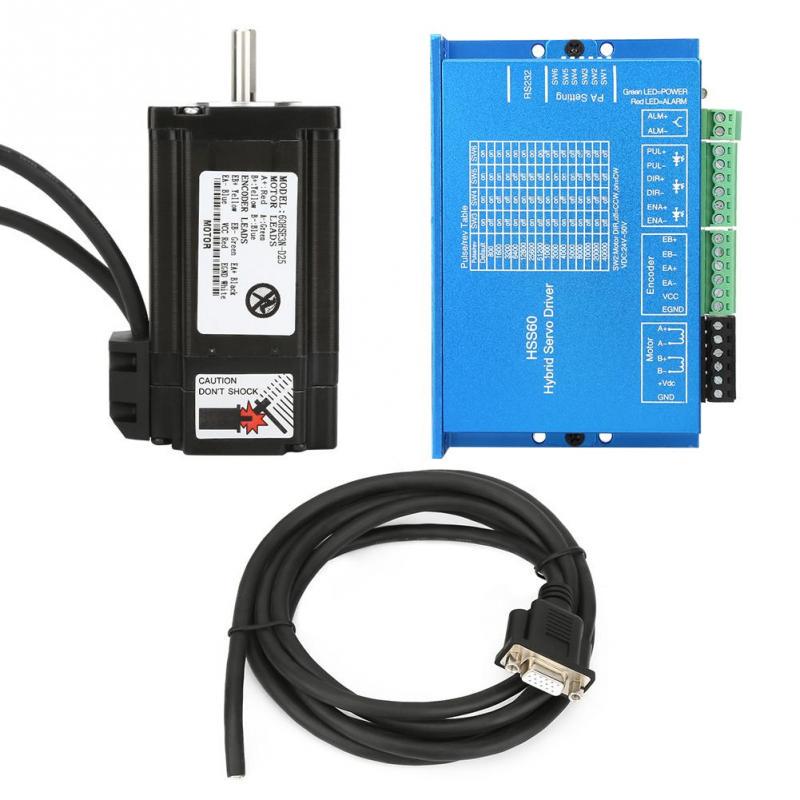 Buy HSS60 Hybrid Servo Driver and 60HSE3N-D25 Nema 25 Closed-loop 3N.m ...