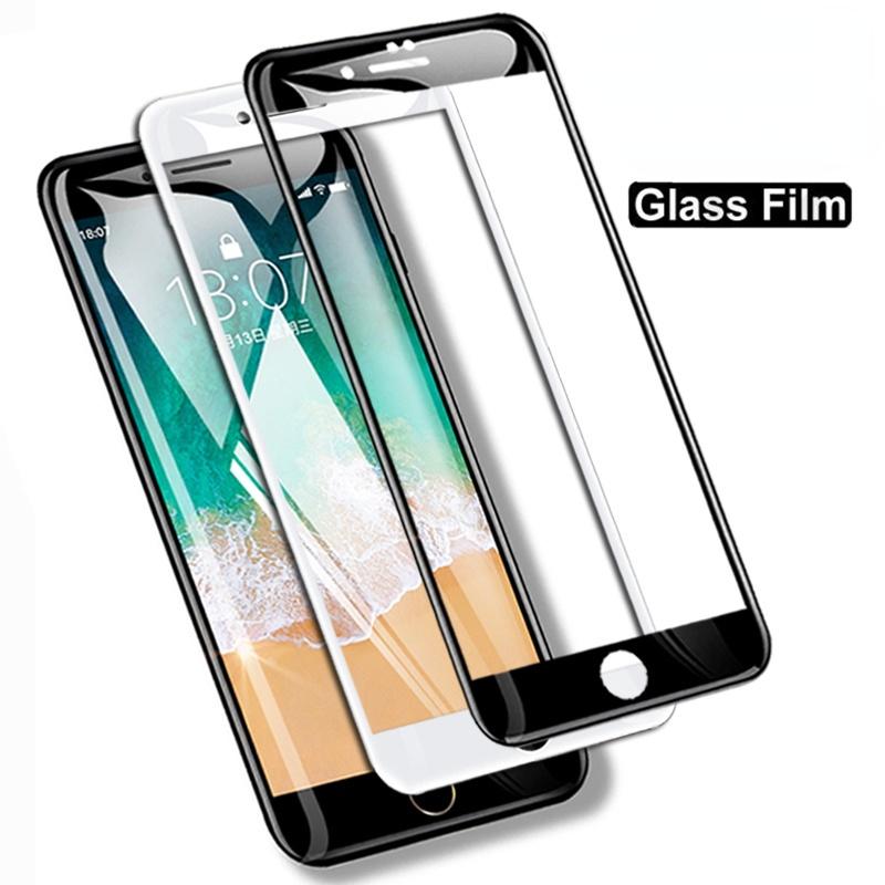 Buy Full Cover Tempered Glass For iPhone 8 7 6 6S Plus Screen Protector ...