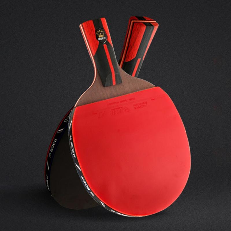 Buy BOER 6 Stars Table Tennis Bat Ping Pong Bat 7.6 Carbon King at affordable prices — free ...
