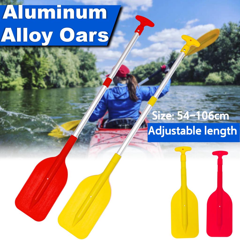 Buy 1Pcs 54-106Cm Portable Collapsible Adjustable Aluminum Alloy Oars ...