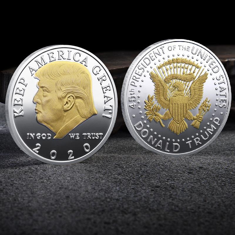Cheap Trump 2020 Commemorative Coins US 45th President Trump ...
