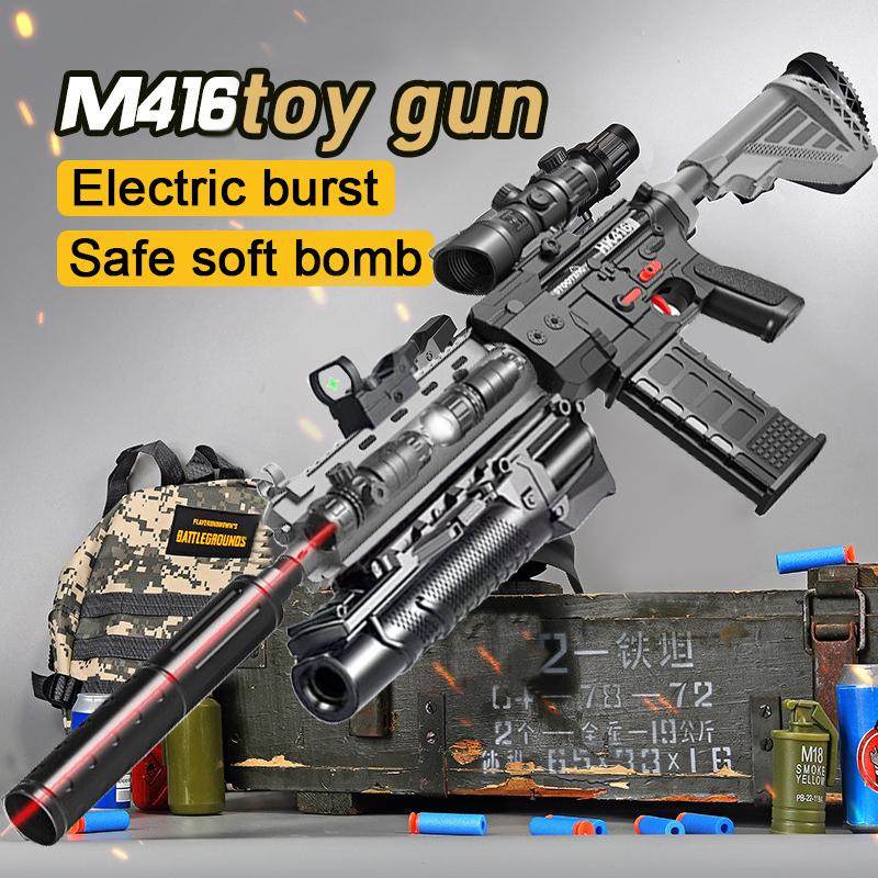 Buy New Children's Toy Gun Soft Bullet M416 at affordable prices — free ...