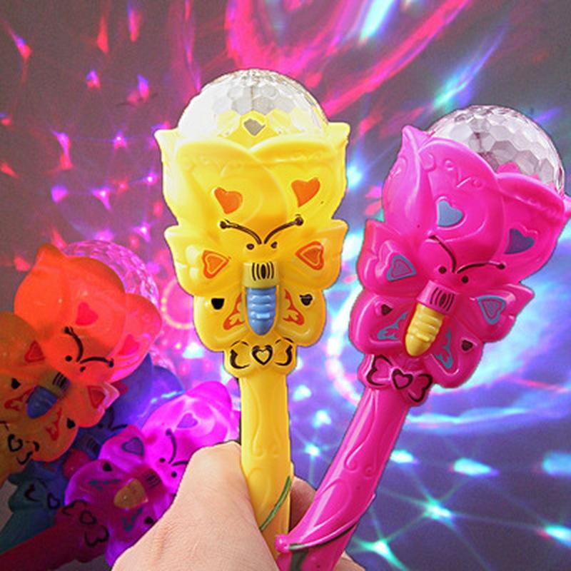 Buy 1pcs Glow Stick Electric Projection Magic Wand Flashing All Over ...