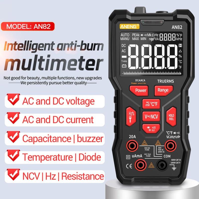 Buy AN82 Counts VA Screen Automatic High Precision Digital Multimeter ...