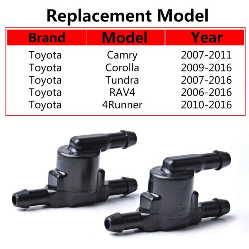 Buy Car Black PlasticWiper Washer Windshield Check Valve Right Fit For ...