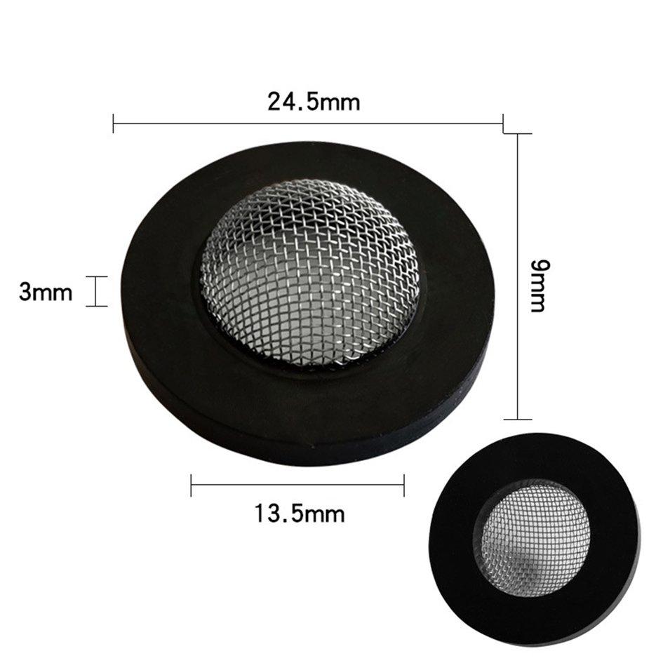 20Pcs Inlet Strainer Pressure Washer Rubber O Ring Stainless Steel Mesh ...