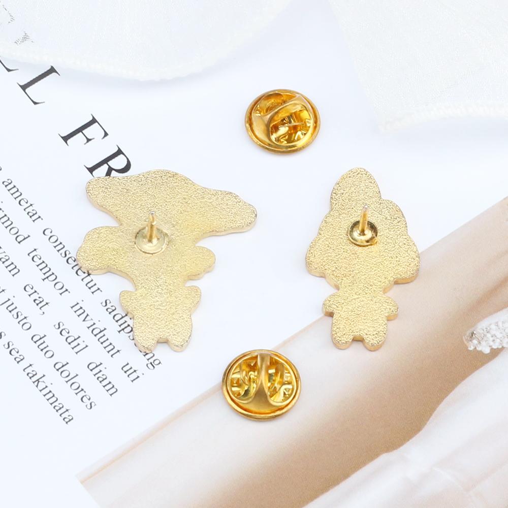 Cheap Funny Little Mushroom Brooches Cute Dancing Fungus Lapel Pins ...