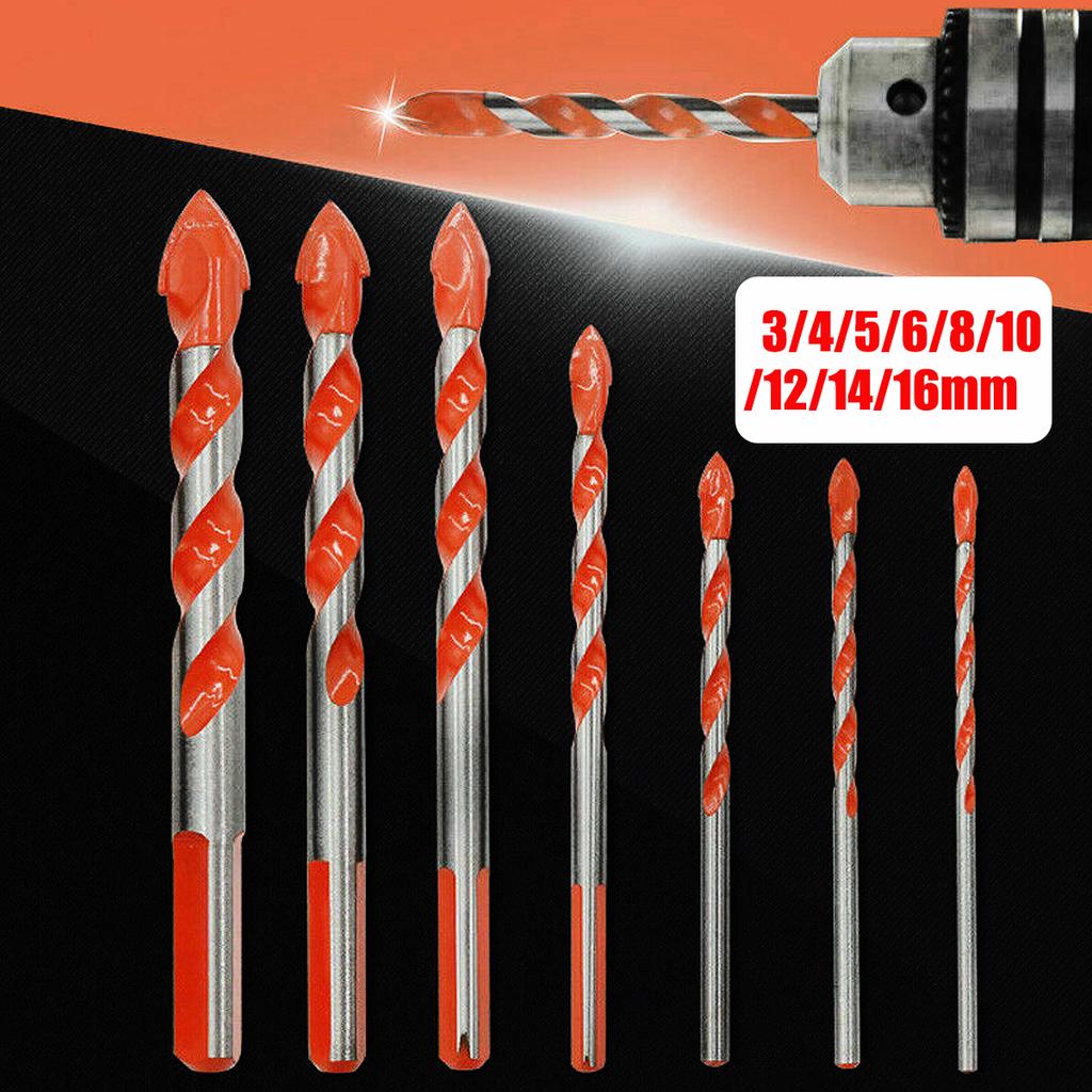 Buy 3/4/5/6/8/10/12/14/16Mm Triangle Drill Bit Multifunctional Twist ...